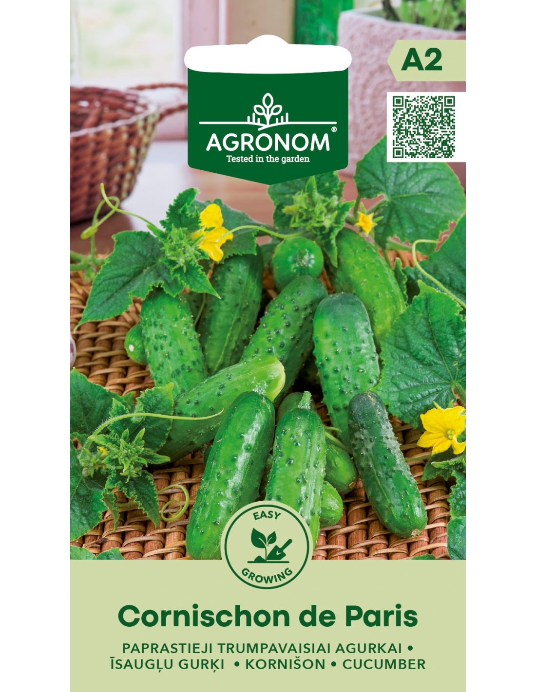 Agurkfrø CORNICHON DE PARIS 🟢 Beste pris - Drivhussenter.no