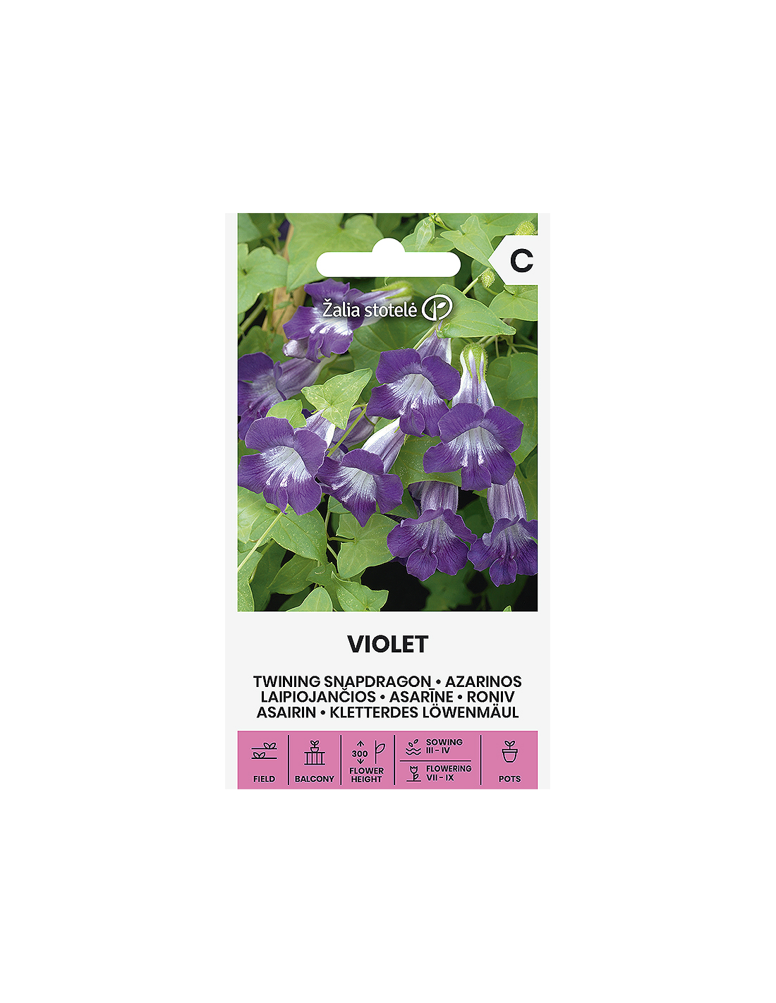 Klatreløvemunn SNAPDRAGON VIOLET 🟢 Beste pris - Drivhussenter.no